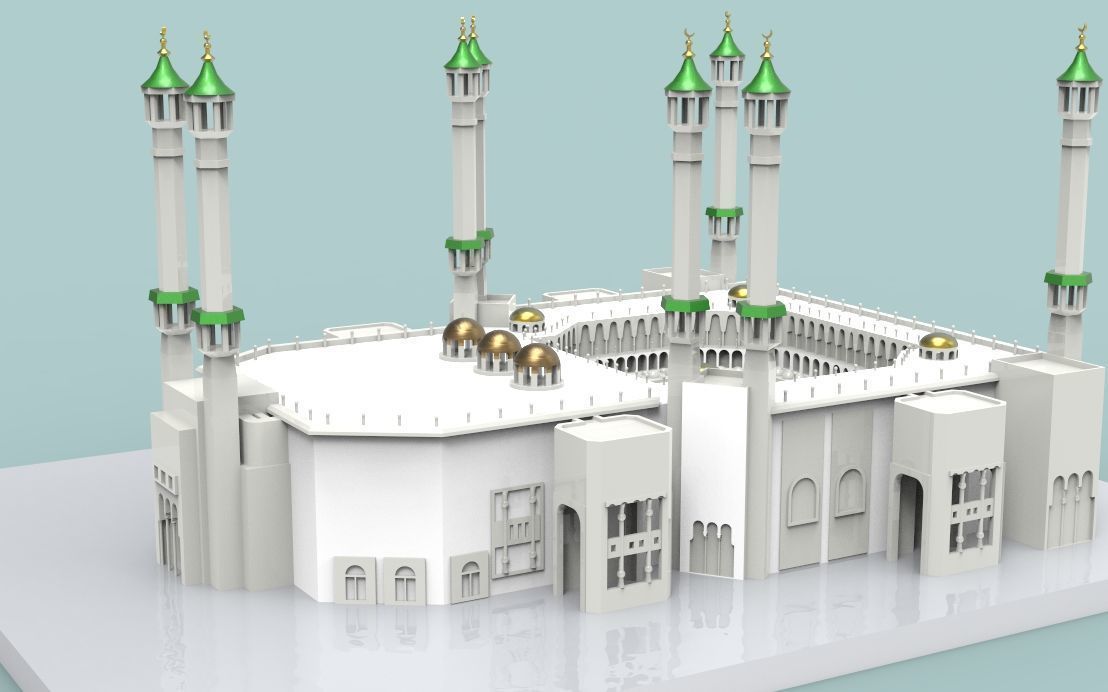 MASJID AL-HARAM KSA - THE KAABA KINGDOM OF SAUDI ARABIA 3D model 3D ...