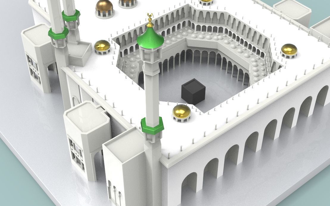 MASJID AL-HARAM KSA - THE KAABA KINGDOM OF SAUDI ARABIA 3D model 3D ...
