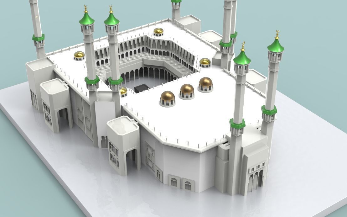 MASJID AL-HARAM KSA - THE KAABA KINGDOM OF SAUDI ARABIA 3D model 3D ...