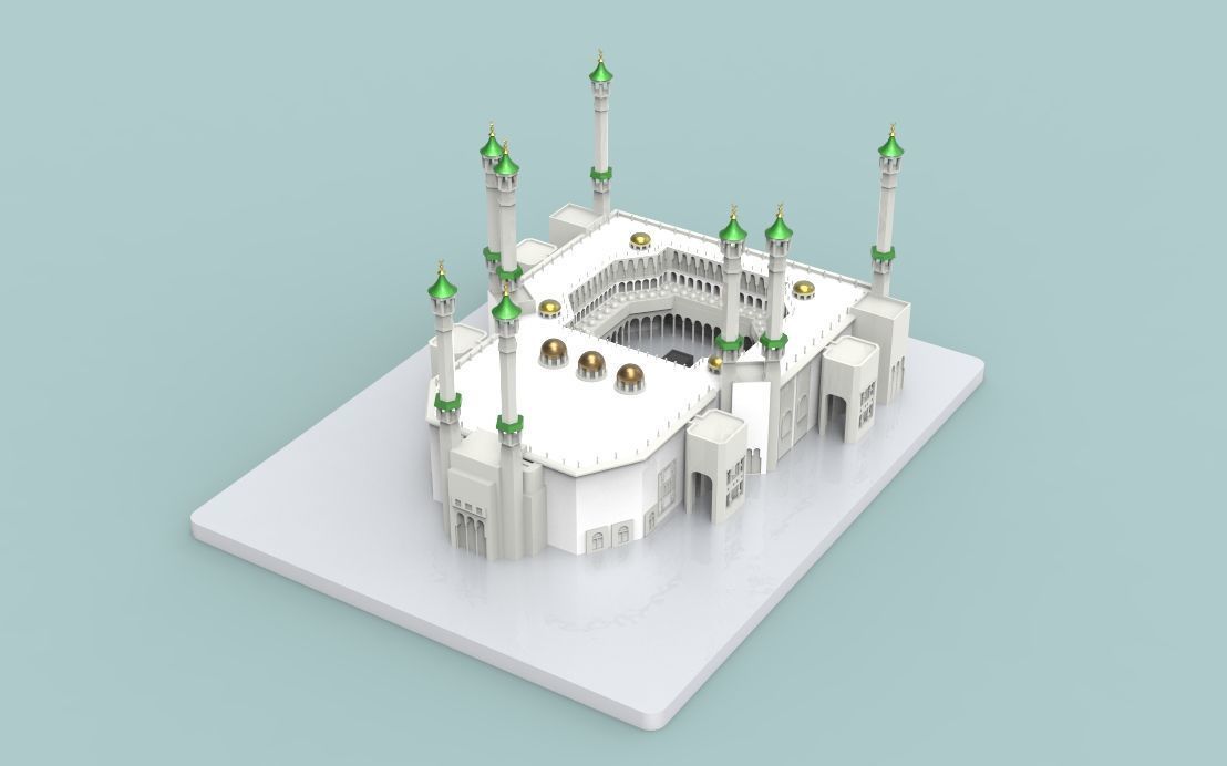 MASJID AL-HARAM KSA - THE KAABA KINGDOM OF SAUDI ARABIA 3D model 3D ...