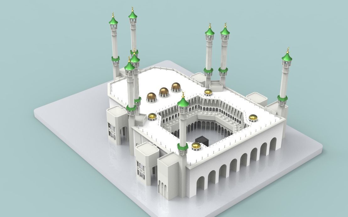 MASJID AL-HARAM KSA - THE KAABA KINGDOM OF SAUDI ARABIA 3D model 3D ...