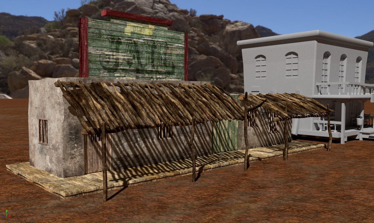 3D model western Jail VR / AR / low-poly | CGTrader