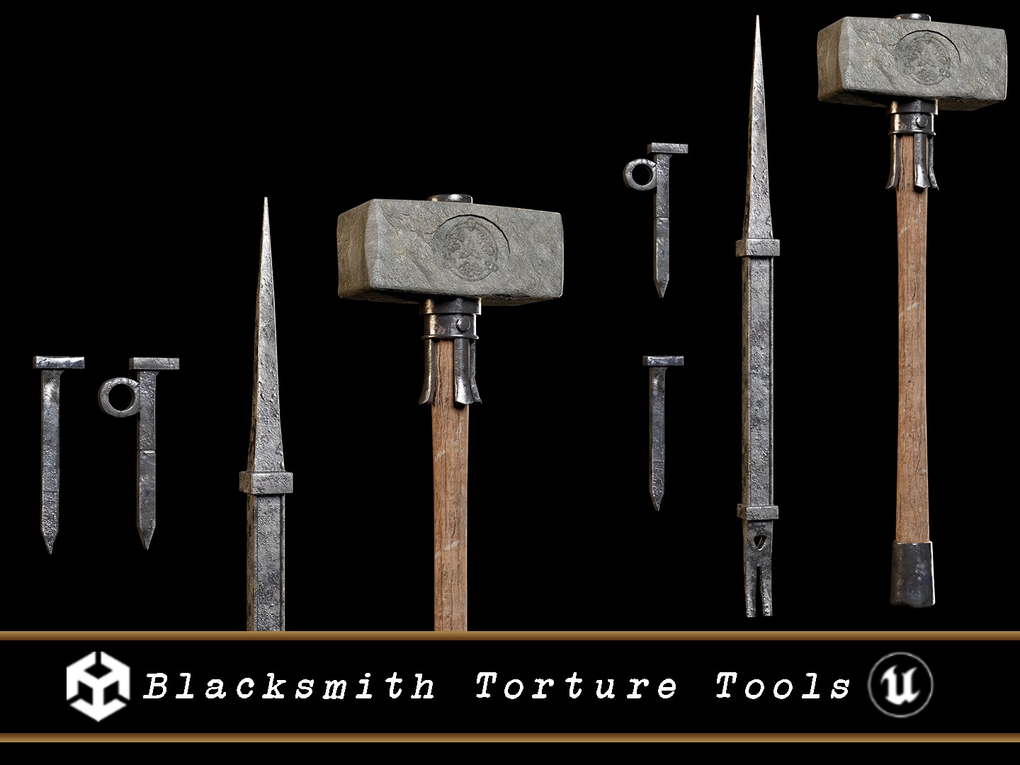3D model Blacksmith Torture Tools VR / AR / low-poly | CGTrader
