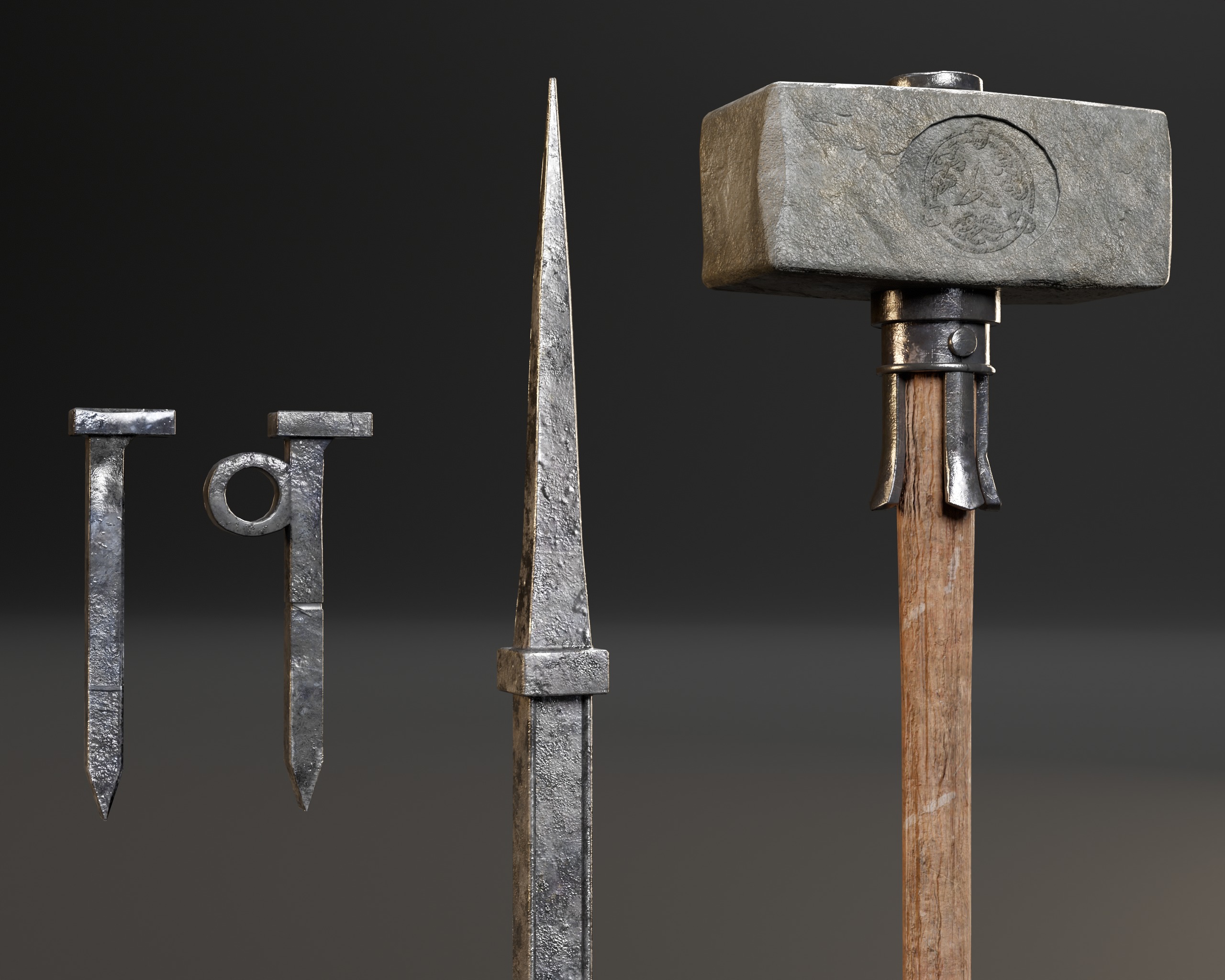 3D model Blacksmith Torture Tools VR / AR / low-poly | CGTrader