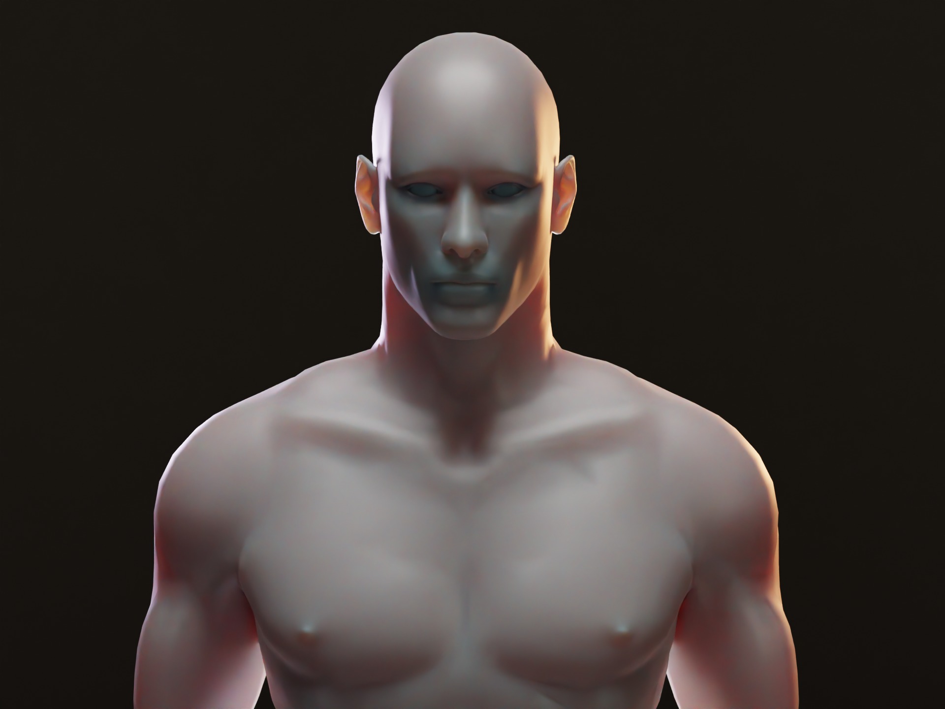 3D model Realistic Rigged Human Male Female Mannequin VR / AR / low ...