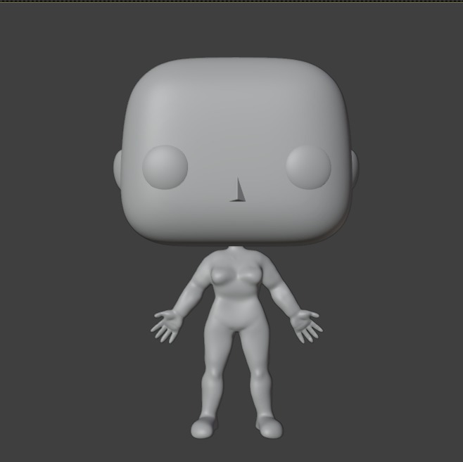 Funko Pop Female Body Base 3D model 3D printable | CGTrader