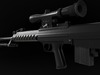 3D model Low Poly Chinese QBU-88 Sniper Rifle VR / AR / low-poly | CGTrader