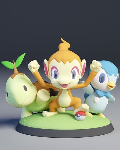 Generation Pokemon 4 3D model 3D printable | CGTrader