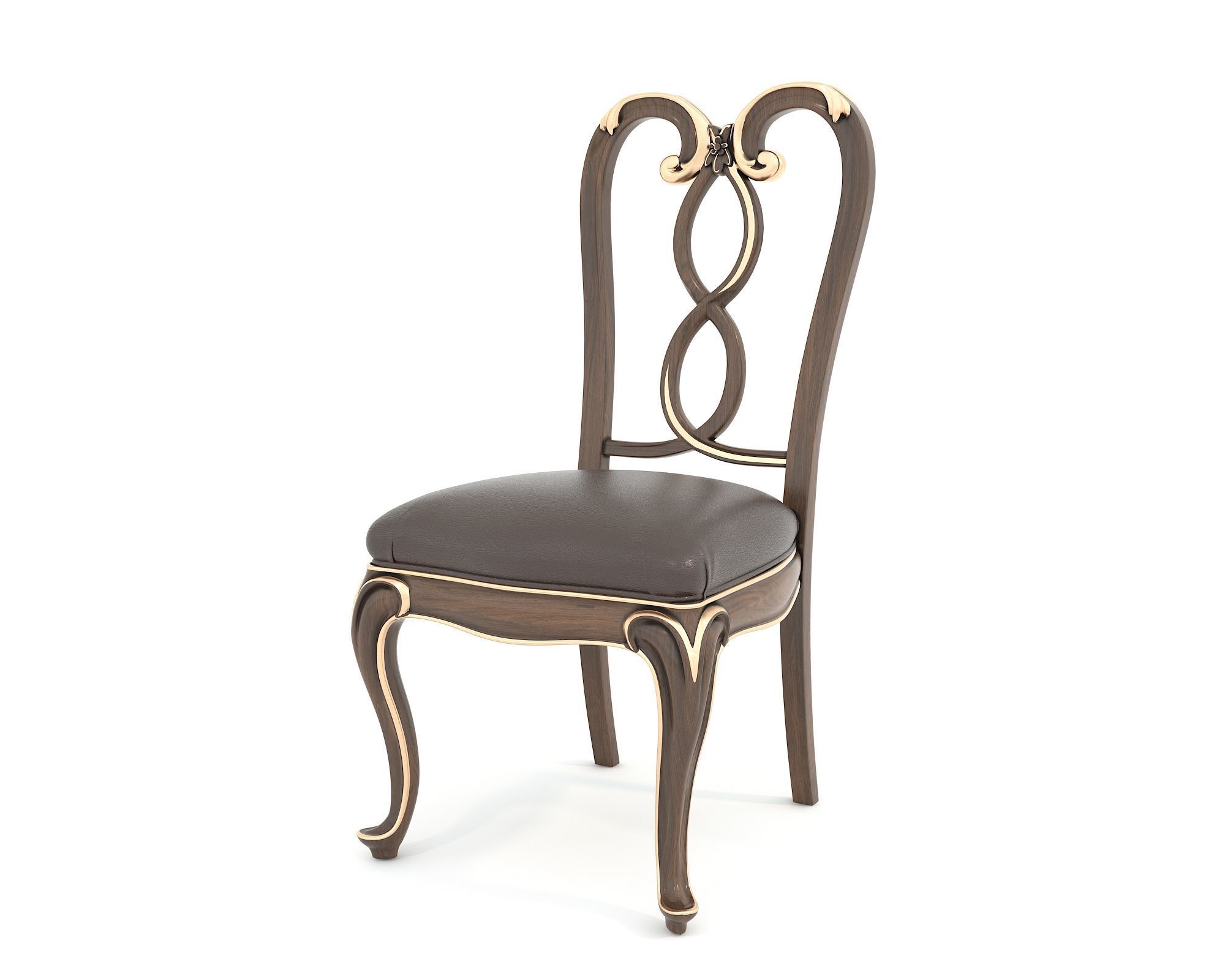 Classic European style Dining Table and Chairs 49 3D model | CGTrader