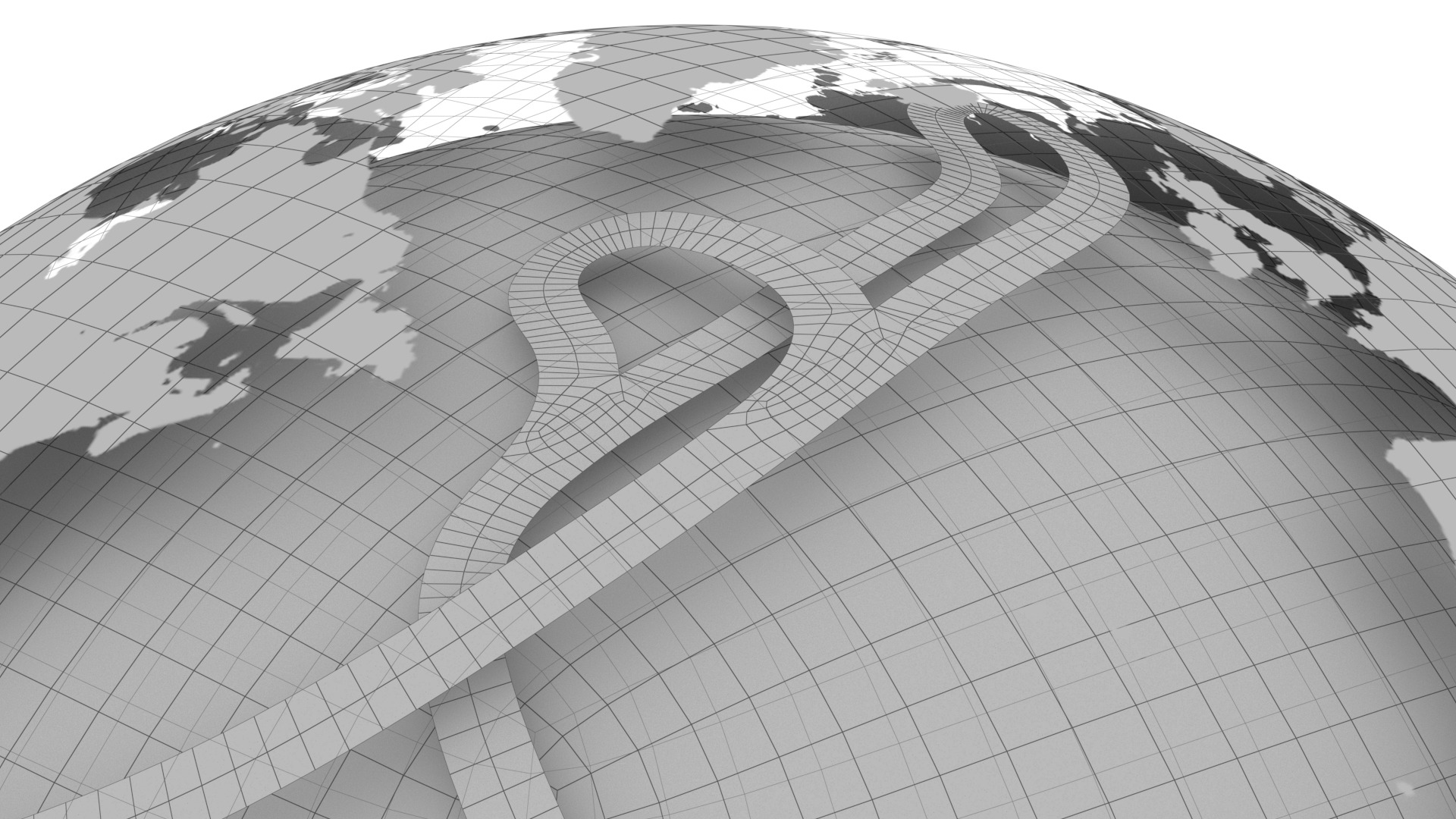 Thermohaline circulation - Animated arrows 3D model | CGTrader