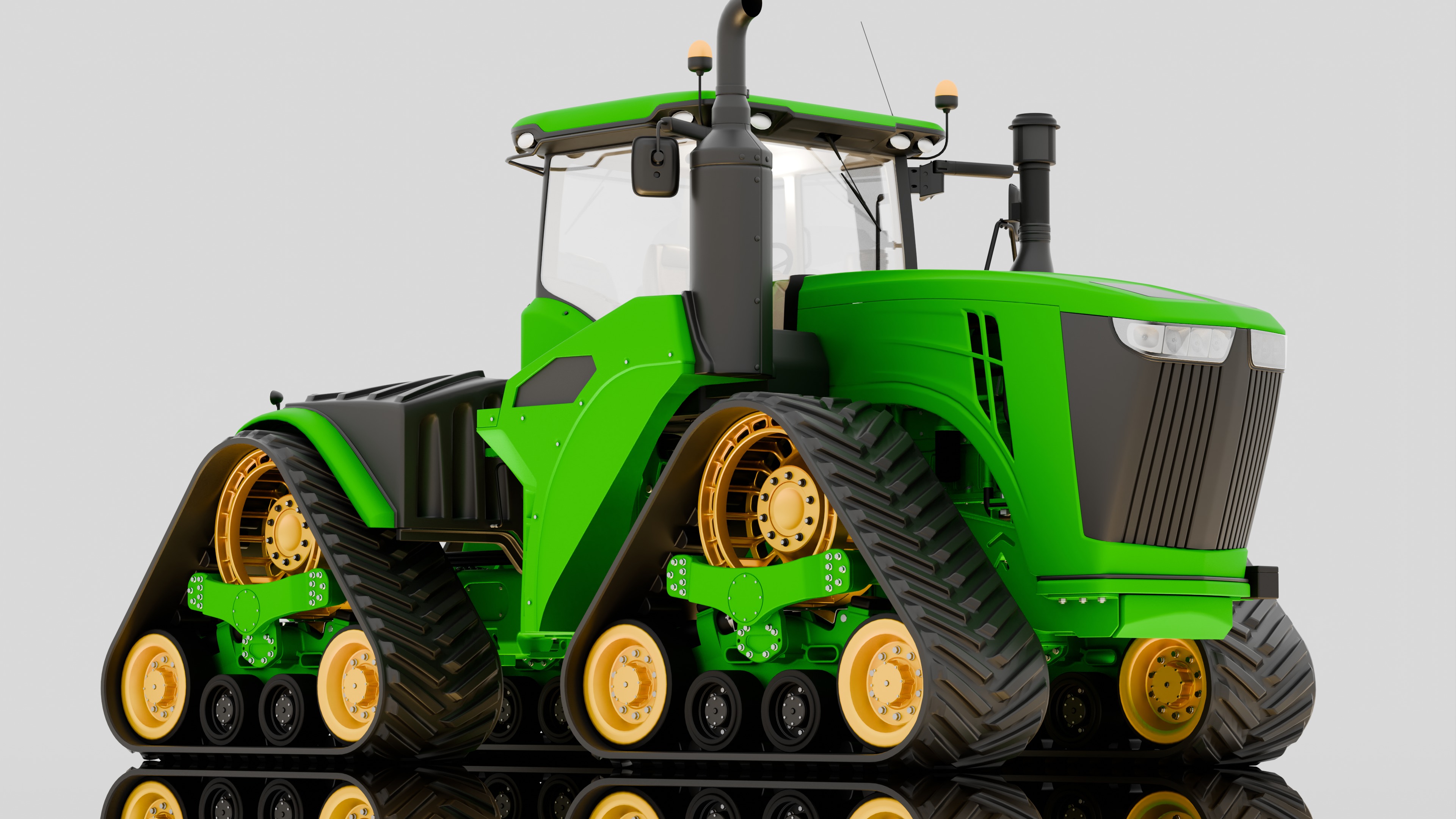 3D model John Deere 9RX Tractor Ultra High Detail Premium VR / AR / low ...