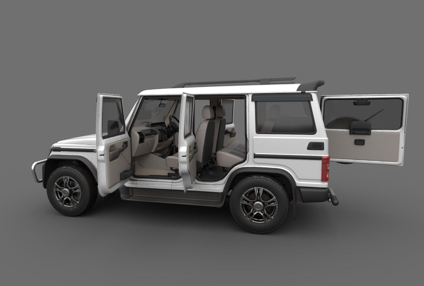 Modified Mahindra Bolero Car 3D model | CGTrader