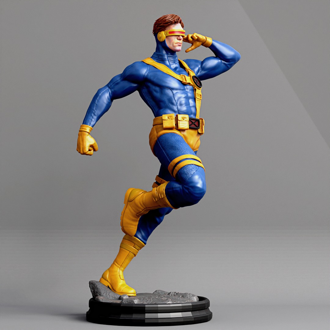 X-Men - Cyclops Fan Art 3D Model 3D model 3D printable | CGTrader