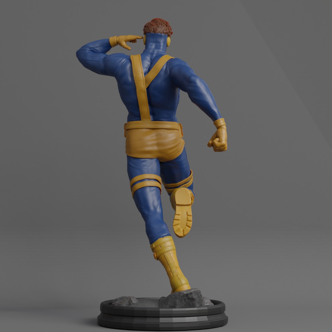 X-Men - Cyclops Fan Art 3D Model 3D model 3D printable | CGTrader