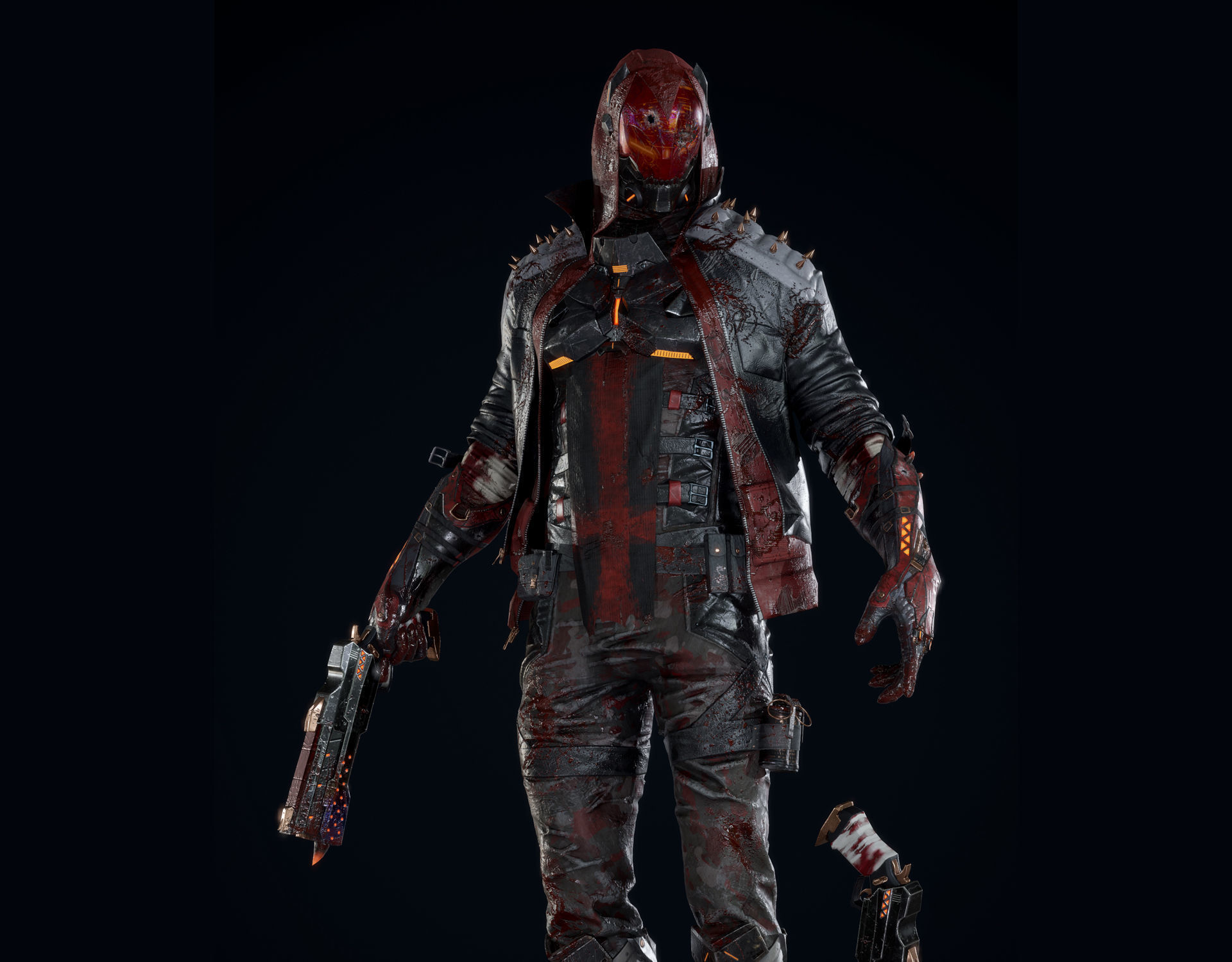 3D model Masked biker gang soldier VR / AR / low-poly | CGTrader