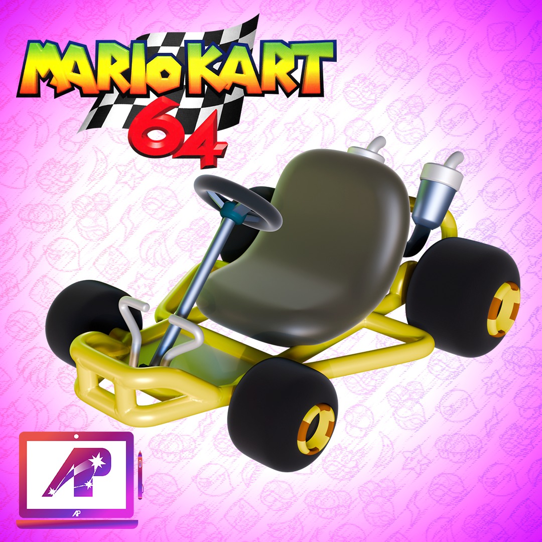 Mario Kart 64 free 3D model 3D printable | CGTrader