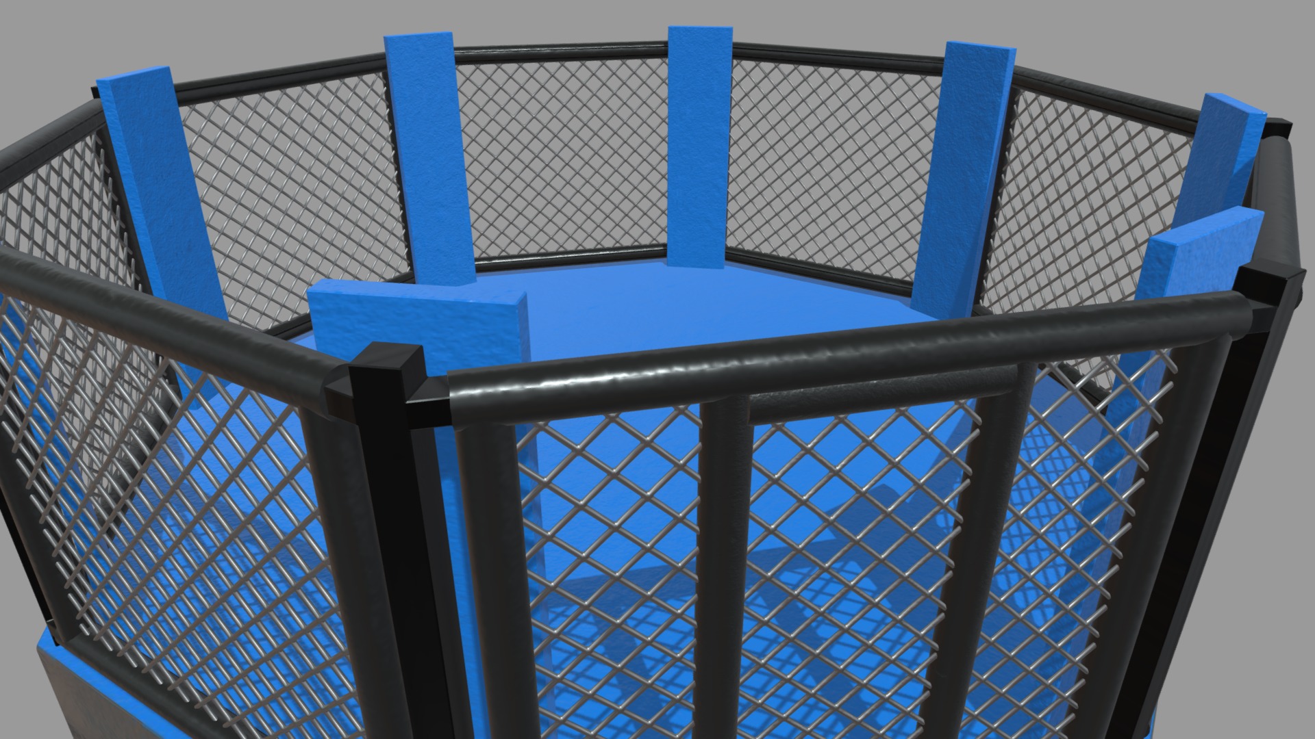 3D model Octagon MMA VR / AR / low-poly | CGTrader
