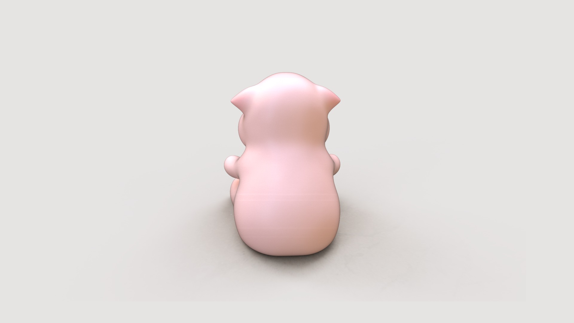 Pig cute 3d print stl 3D model 3D printable | CGTrader