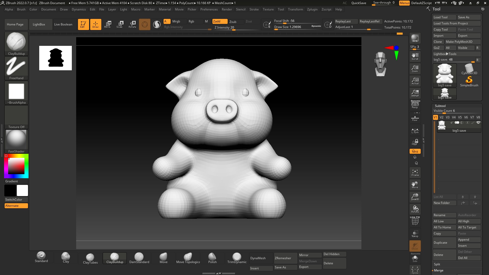 Pig cute 3d print stl 3D model 3D printable | CGTrader