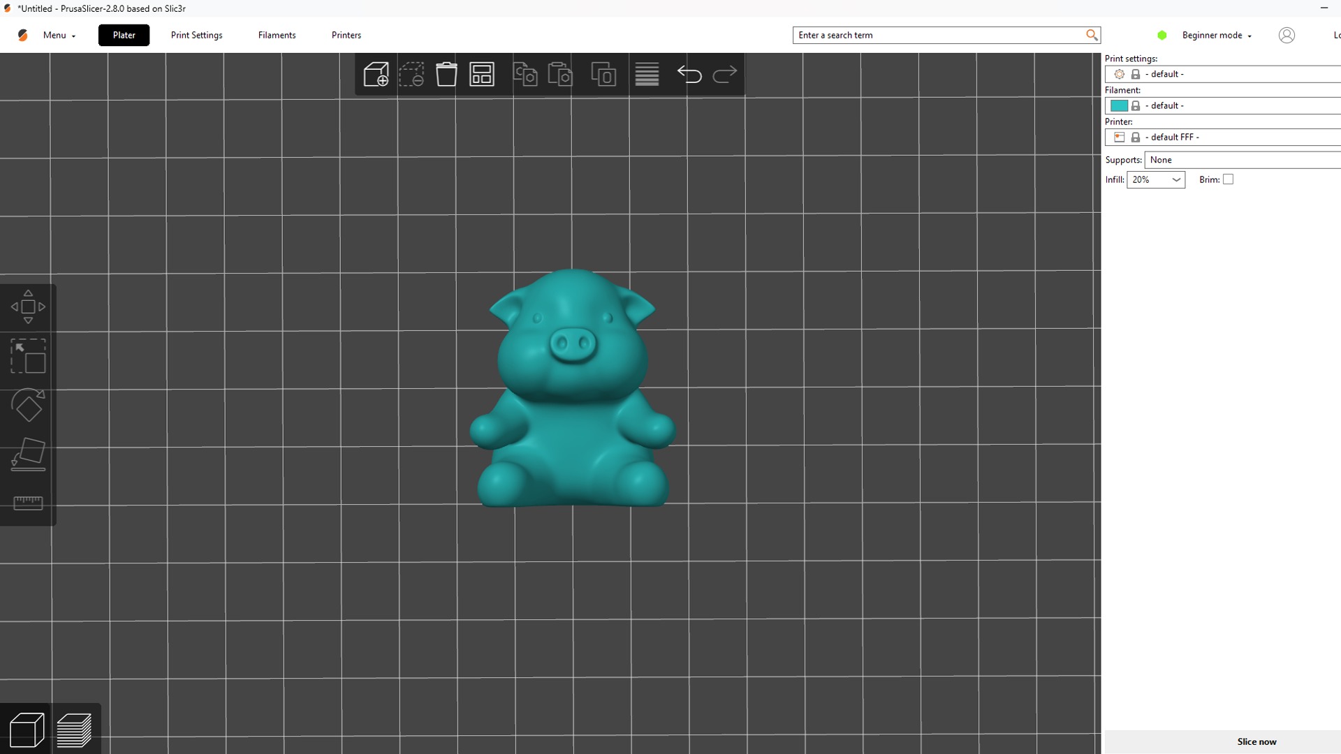 Pig cute 3d print stl 3D model 3D printable | CGTrader