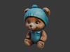 3D model Cute Bear VR / AR / low-poly | CGTrader