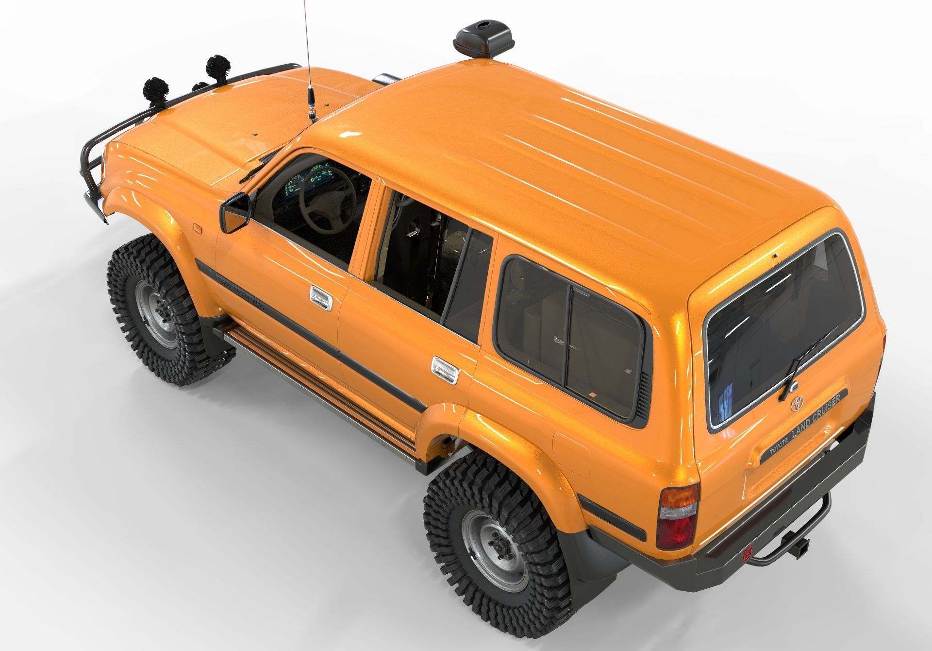 Toyota land cruiser serie 80 1997 Off Road 3D model | CGTrader