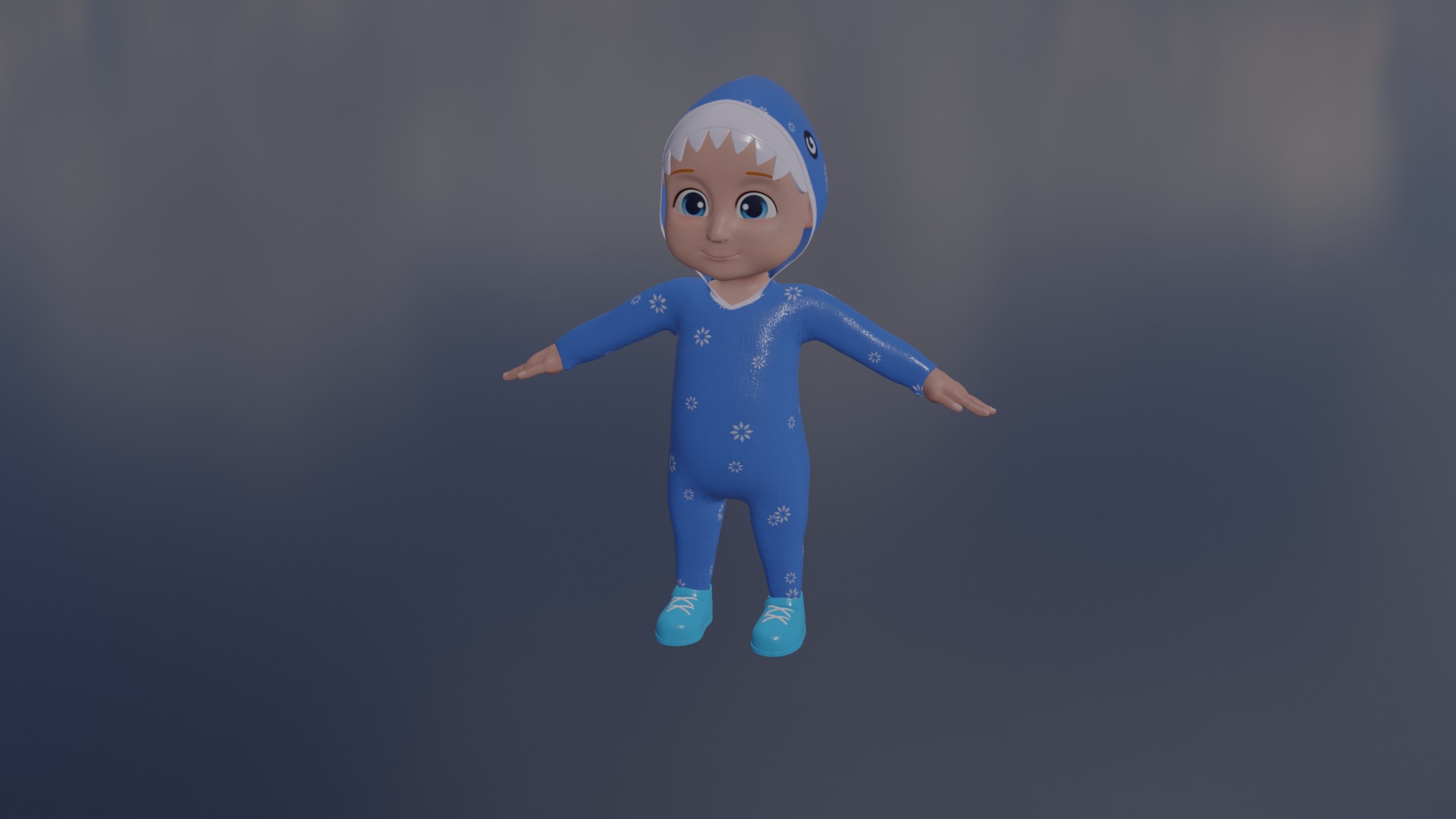 3D model Cocomelon jj boy stylish character VR / AR / low-poly | CGTrader