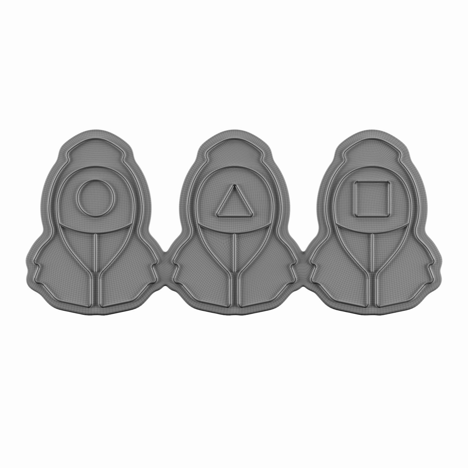 SQUID GAME Soldiers Neon Sign 3D model | CGTrader