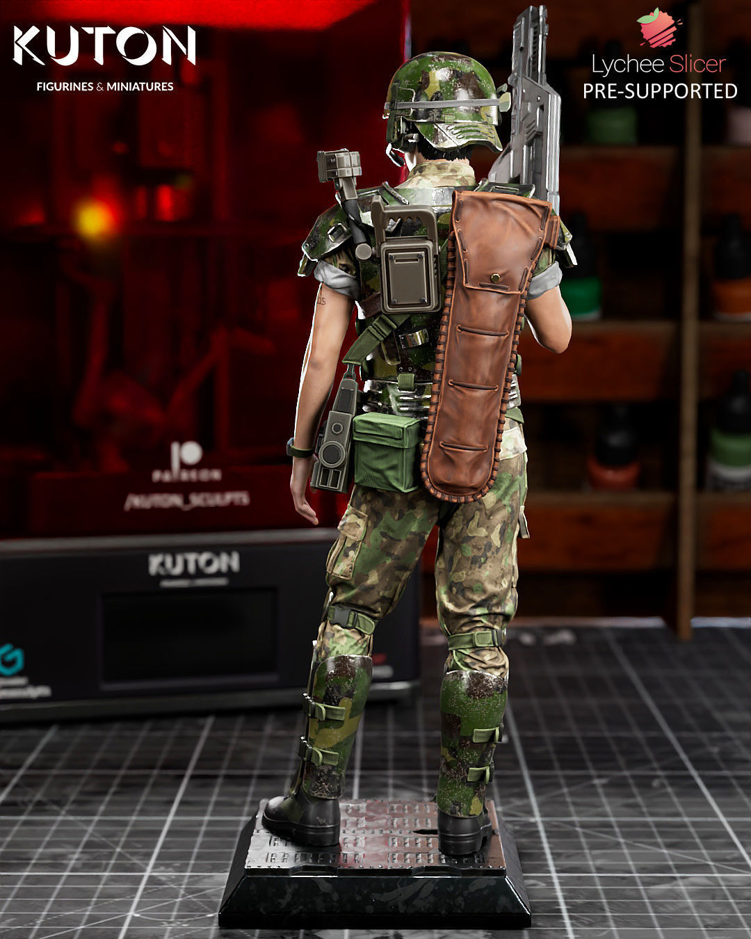 Corporal Hicks 3D model 3D printable | CGTrader