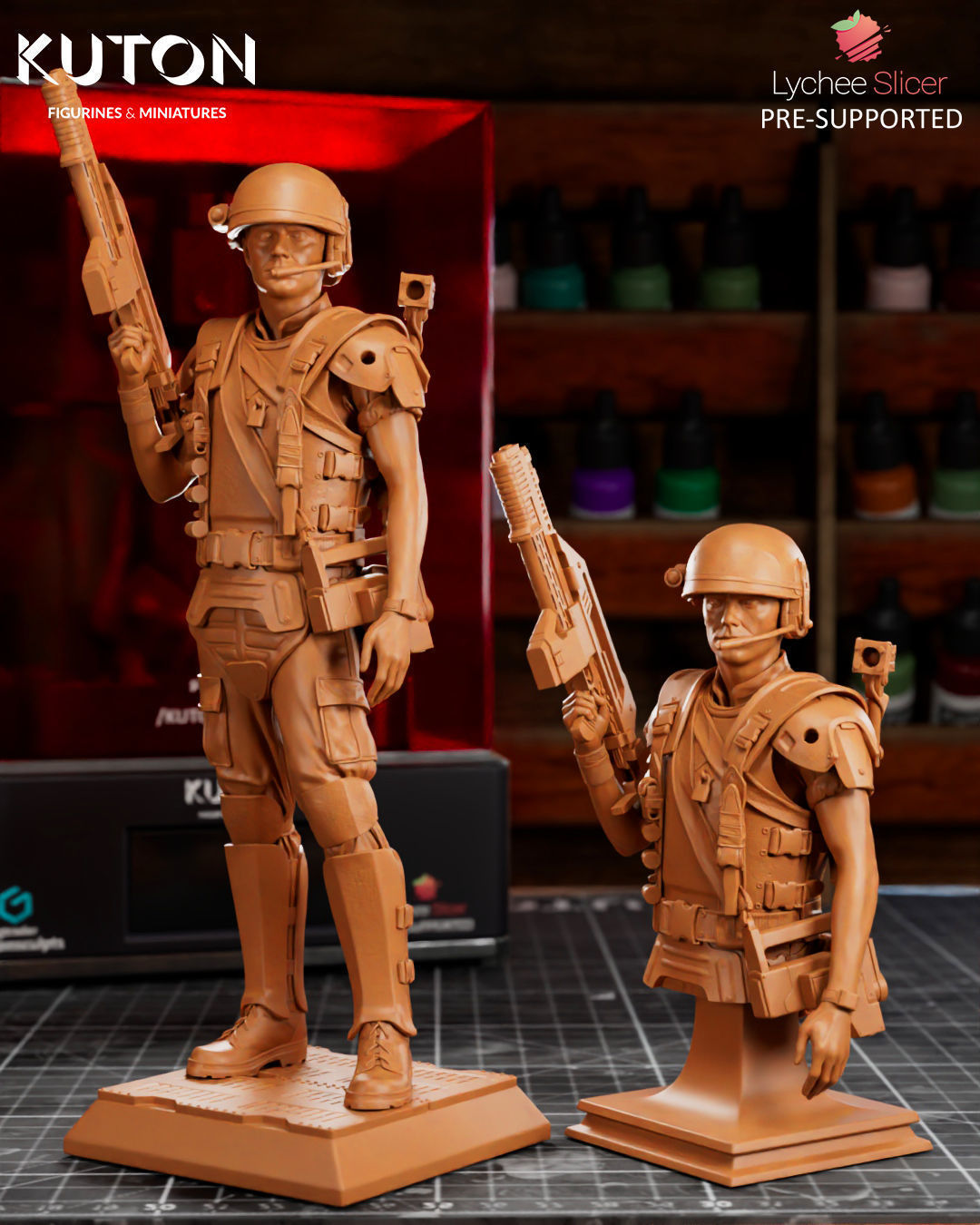 Corporal Hicks 3D model 3D printable | CGTrader