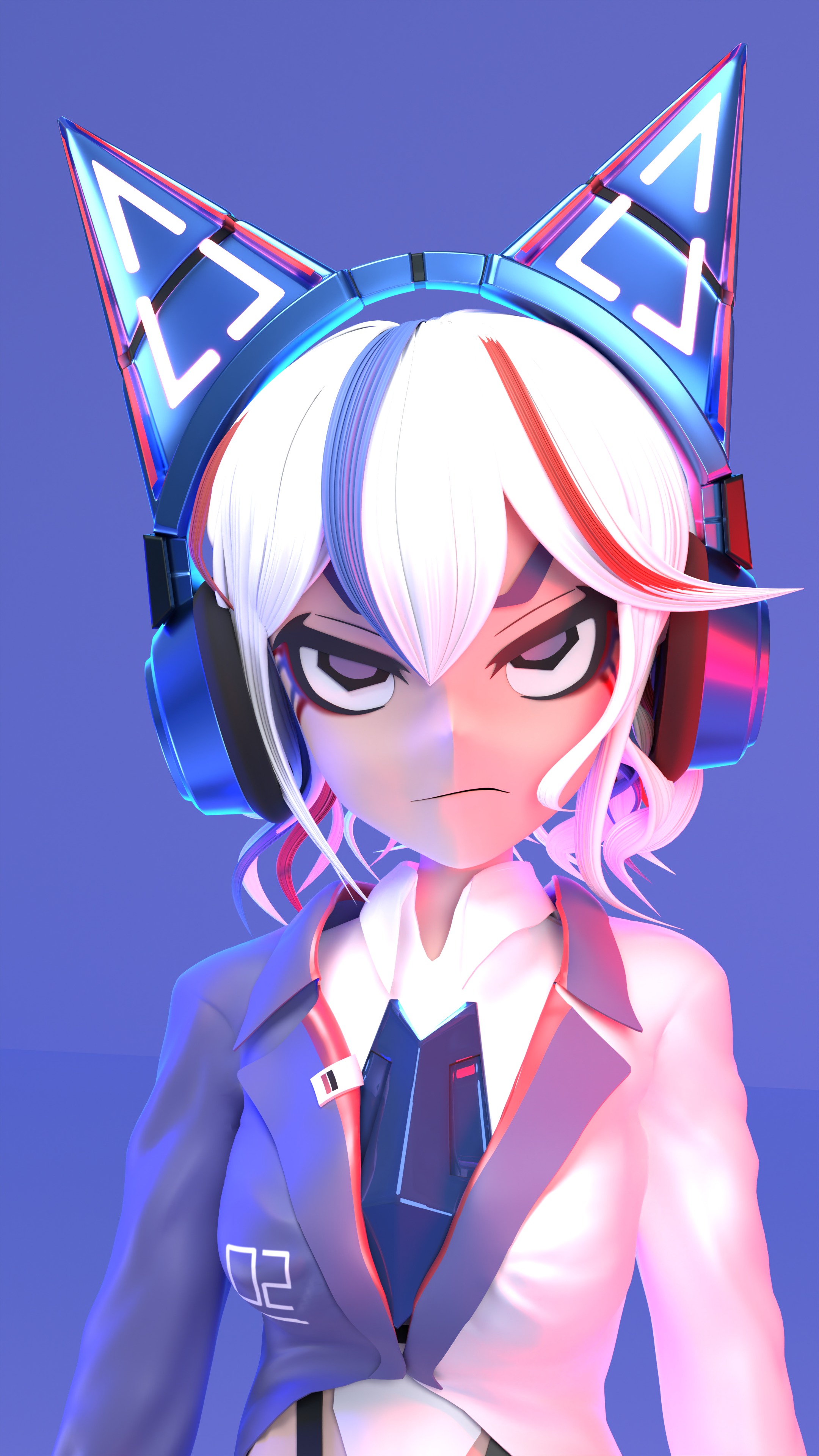Kamen rider Vulcan Anime Girl version free 3D model | CGTrader