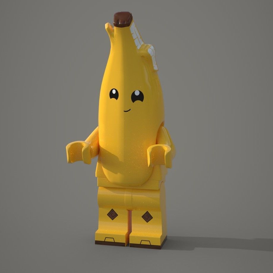 3D model 3D Lego-Peely Character VR / AR / low-poly | CGTrader