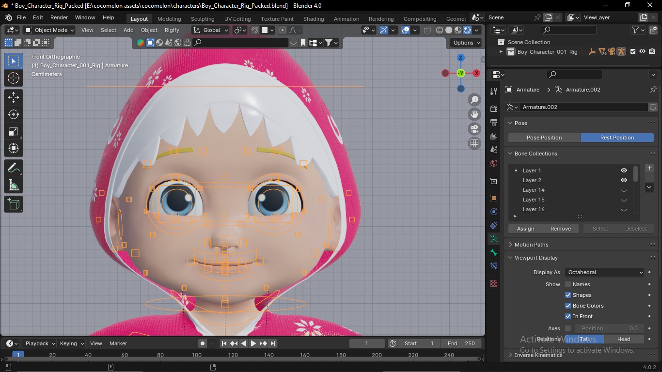 3D model cartoon cute boy rigged 3d model cocomelon VR / AR / low-poly ...