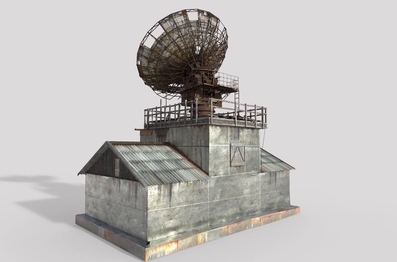 Abandoned Radar Station 3D model | CGTrader