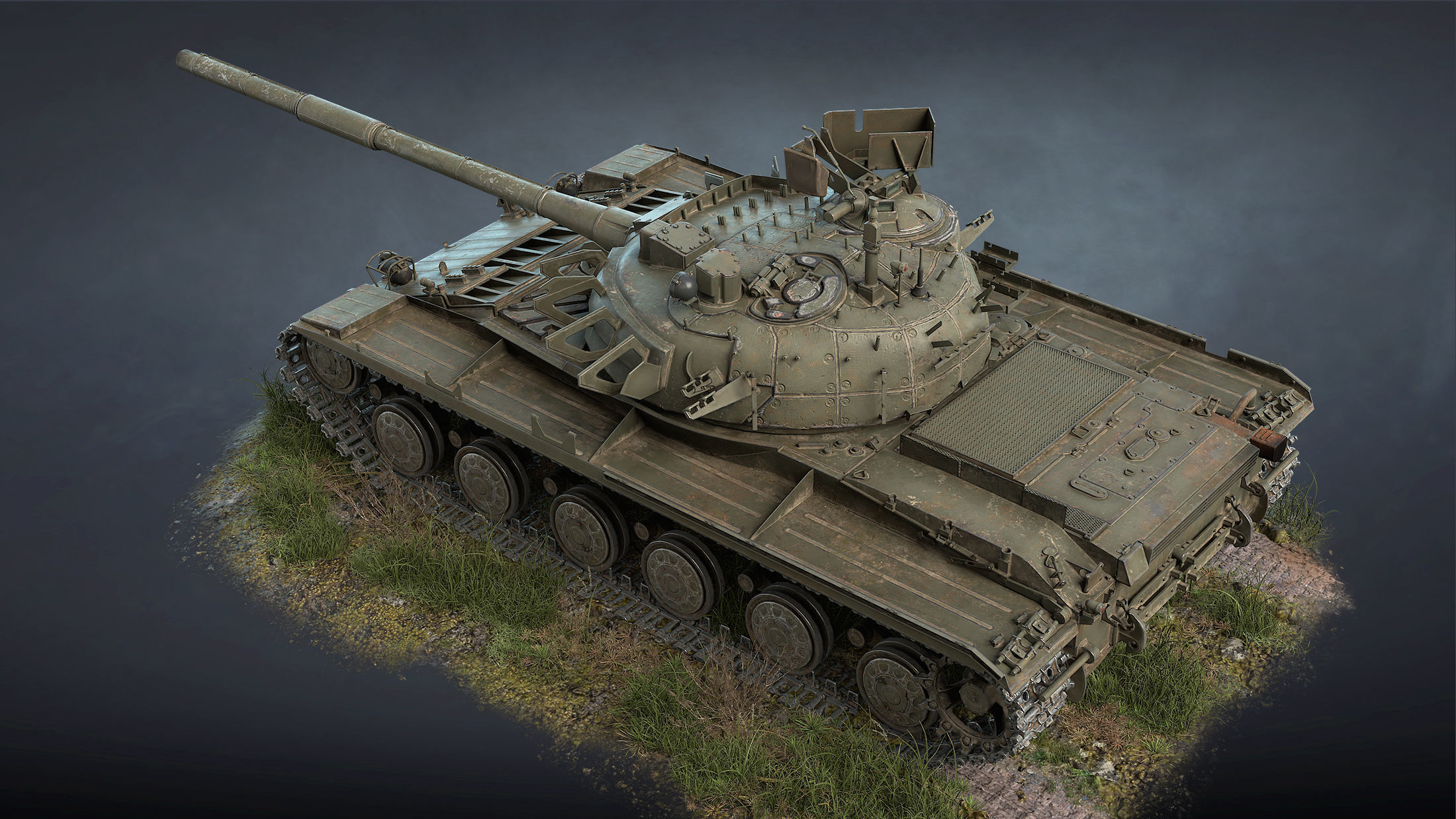 3D model Tank T-64BM Bulat VR / AR / low-poly | CGTrader