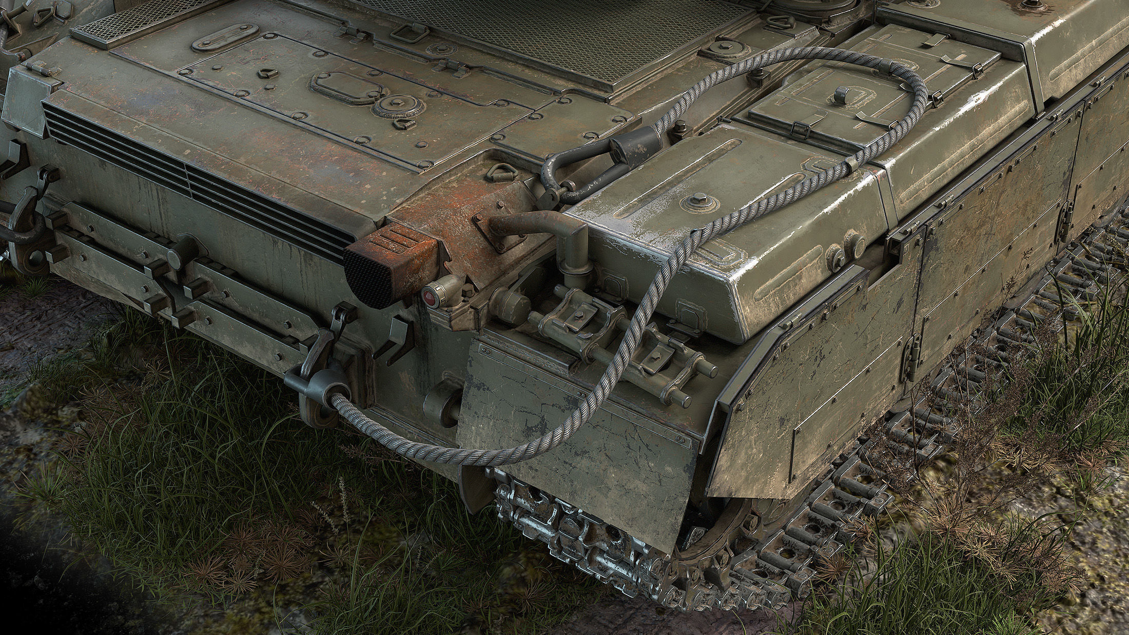 3D model Tank T-64BM Bulat VR / AR / low-poly | CGTrader