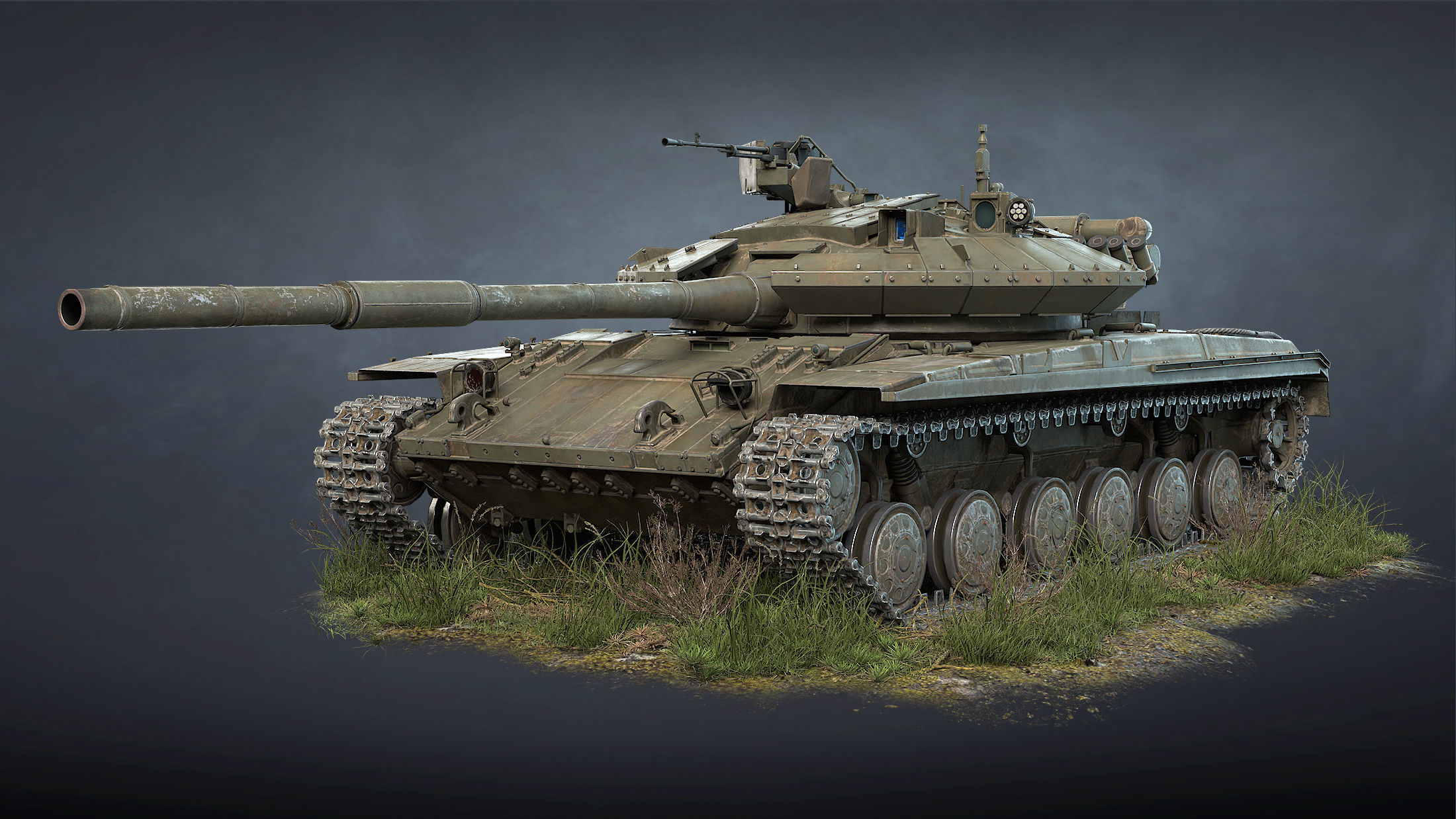 3D model Tank T-64BM Bulat VR / AR / low-poly | CGTrader