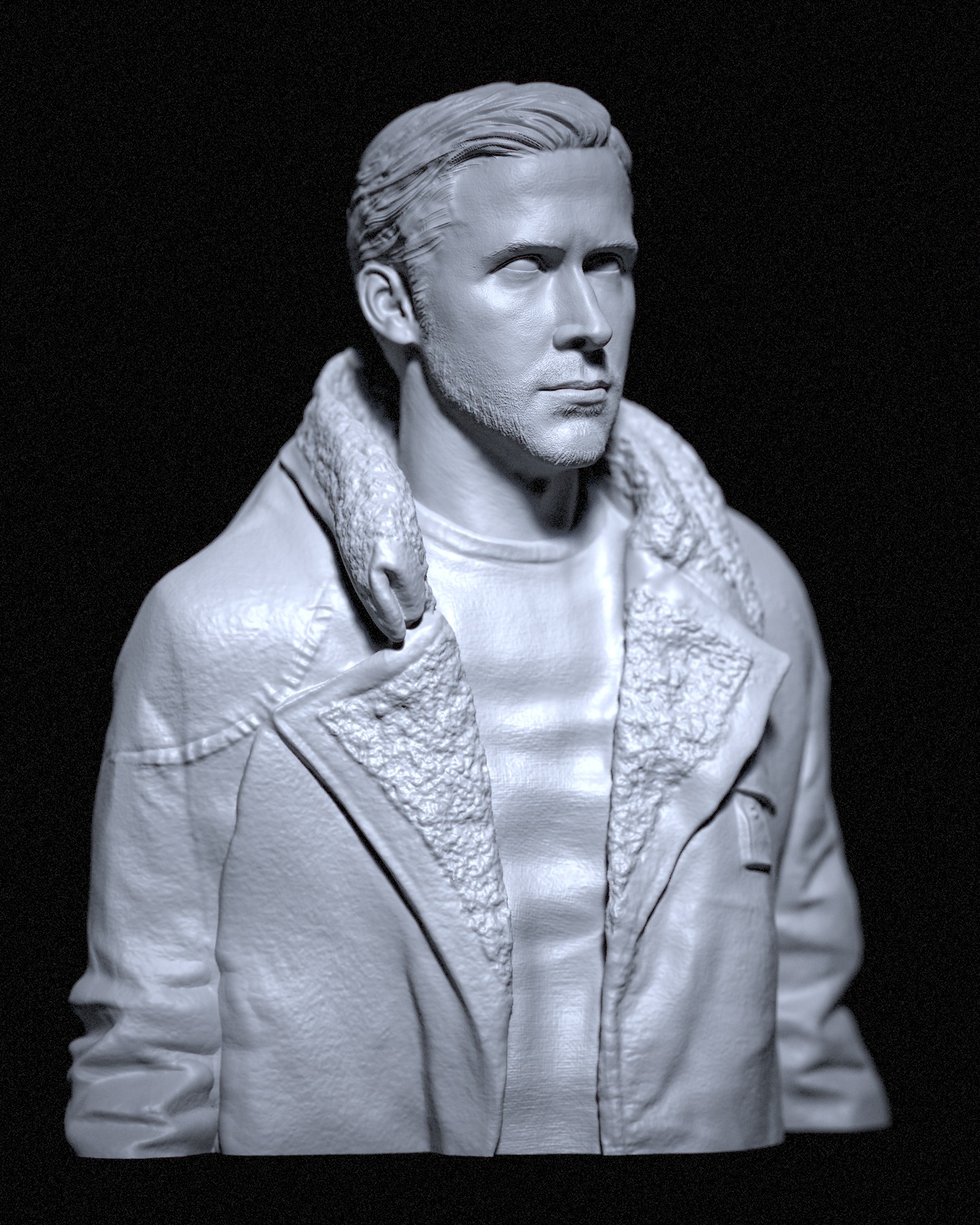 Bladerunner 2049 Officer K Ryan Gosling bust headsculpt 3D model 3D ...