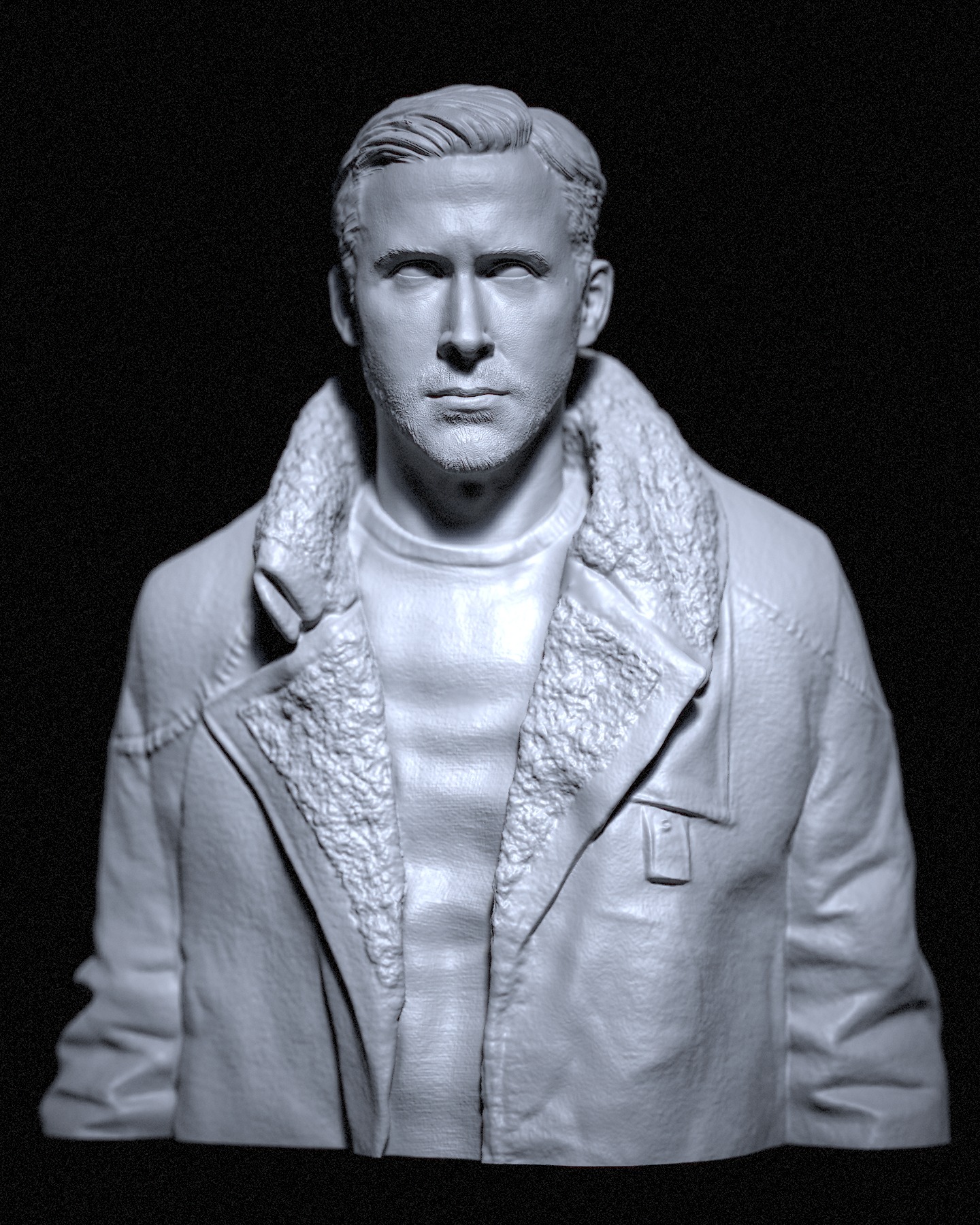 Bladerunner 2049 Officer K Ryan Gosling bust headsculpt 3D model 3D ...