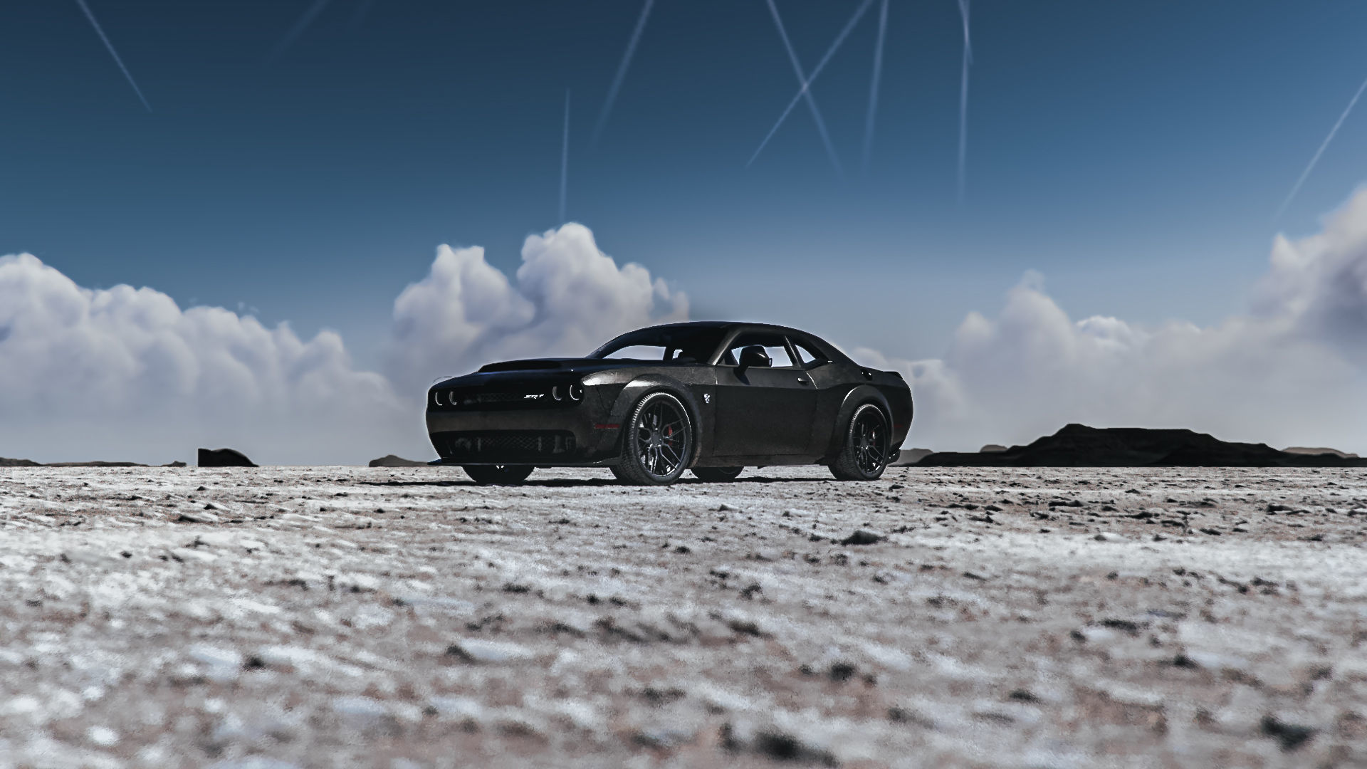 3D model Desert Automotive Scene Cinema 4D and FBX File Textured 3D ...
