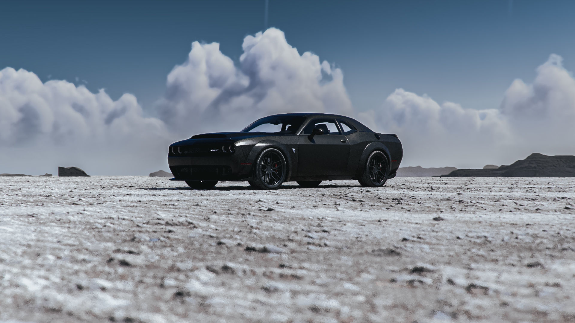 3D model Desert Automotive Scene Cinema 4D and FBX File Textured 3D ...