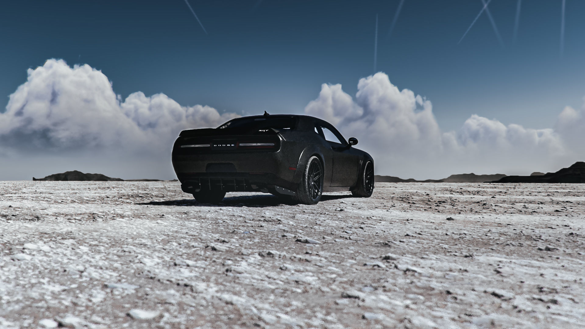 3D model Desert Automotive Scene Cinema 4D and FBX File Textured 3D ...