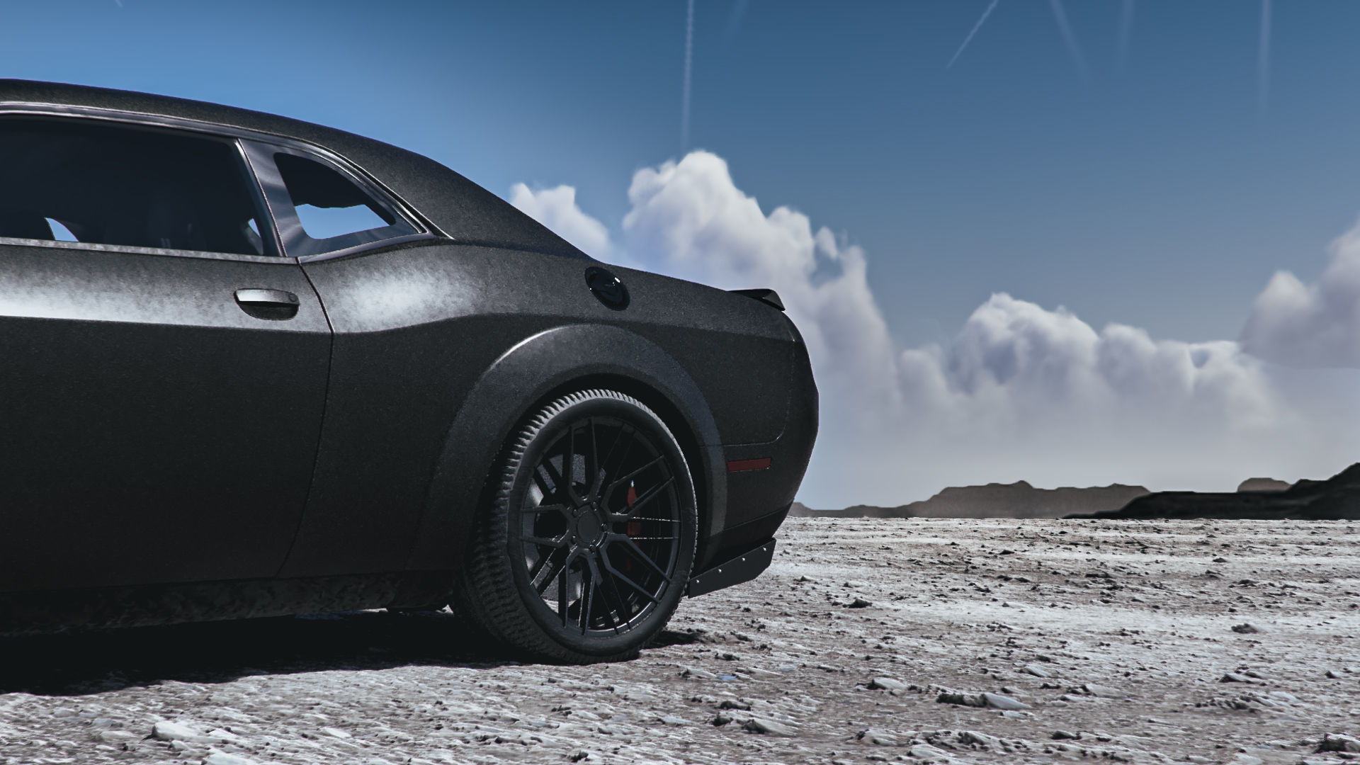 3D model Desert Automotive Scene Cinema 4D and FBX File Textured 3D ...