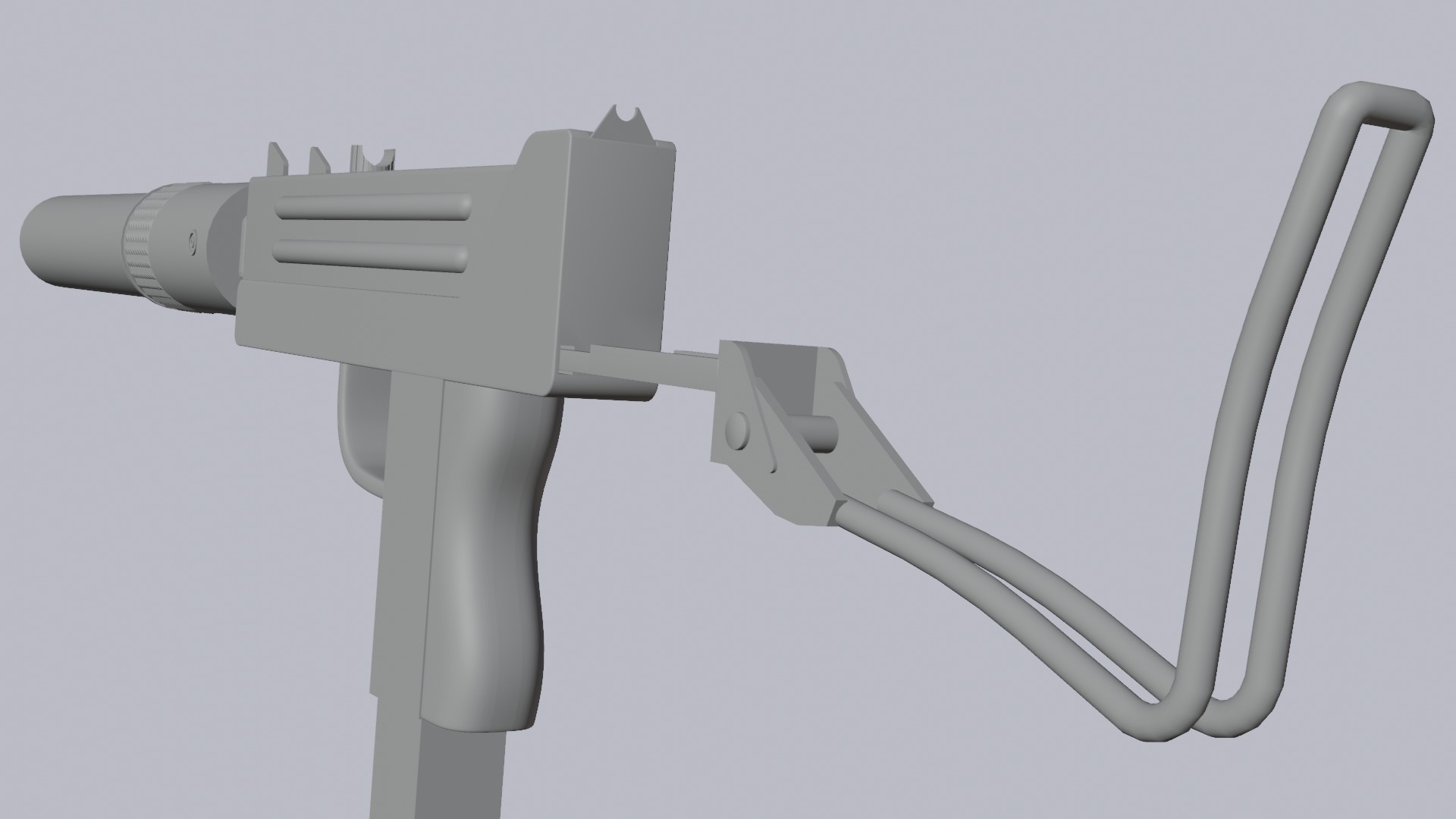 Sci-Fi Finals Game Gun And PBR Texture 3D model | CGTrader