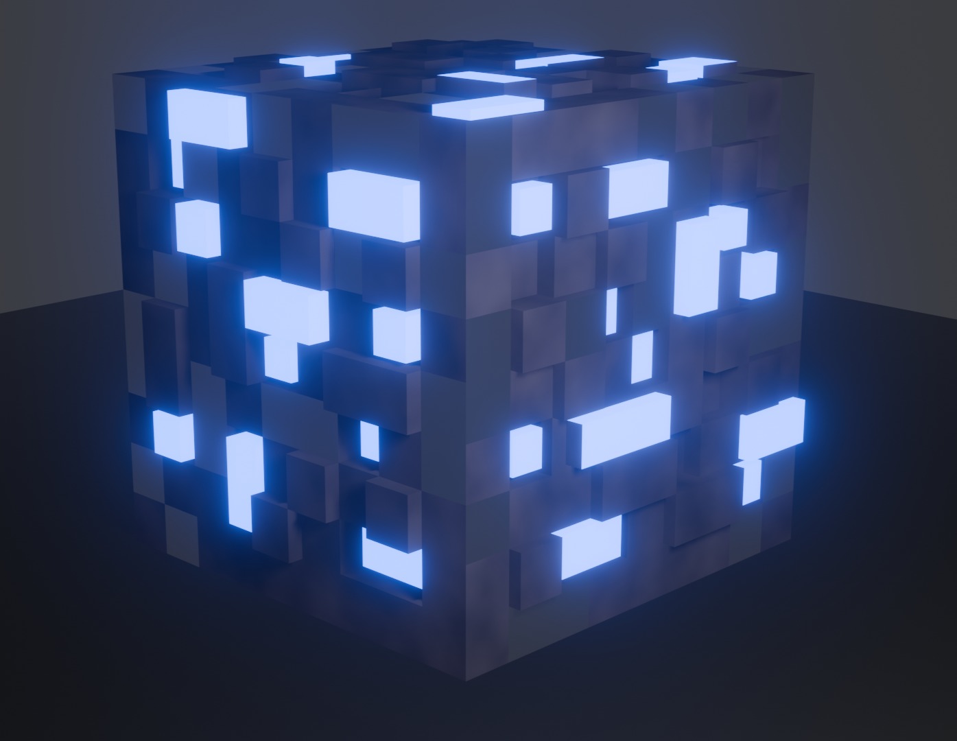 minecraft diamond ore free VR / AR / low-poly 3D model | CGTrader