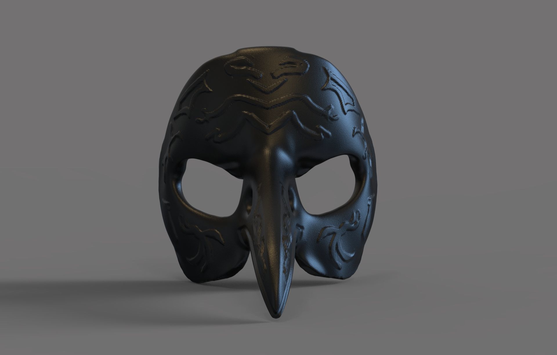 Dark Crow Mask 3D model 3D printable | CGTrader