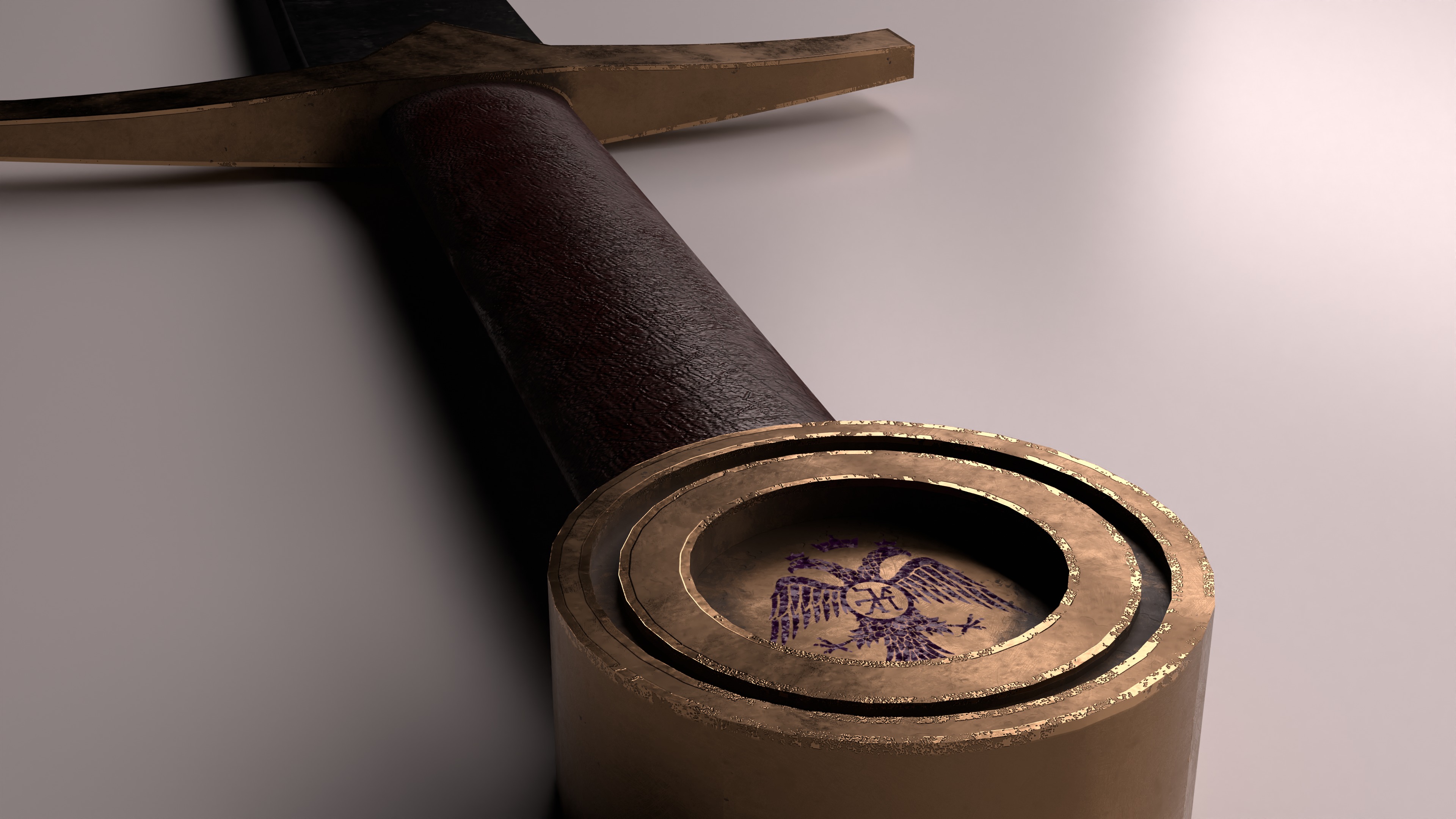 3D model Ancient Roman Emperor Sword VR / AR / low-poly | CGTrader