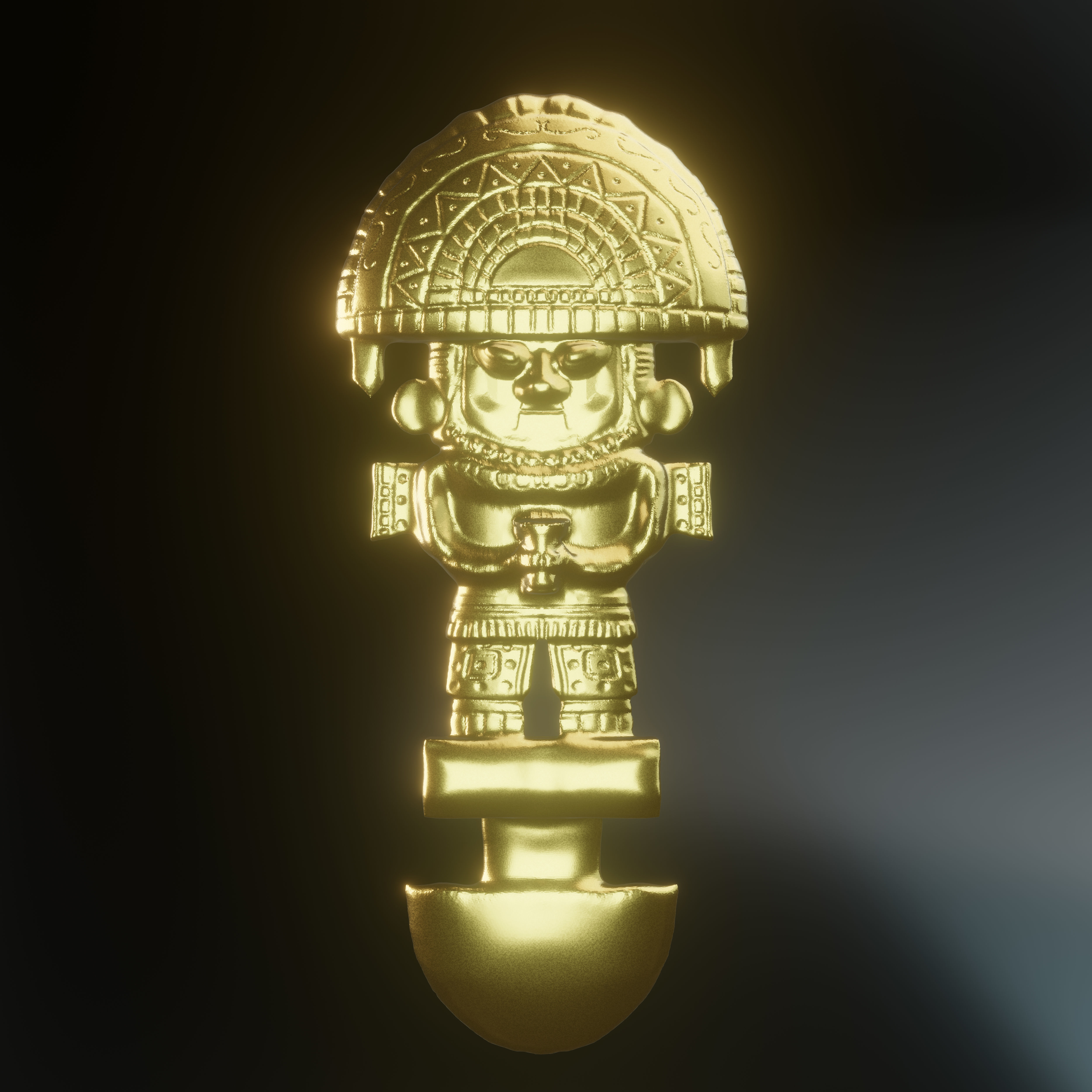 Tumi Inca free 3D model | CGTrader