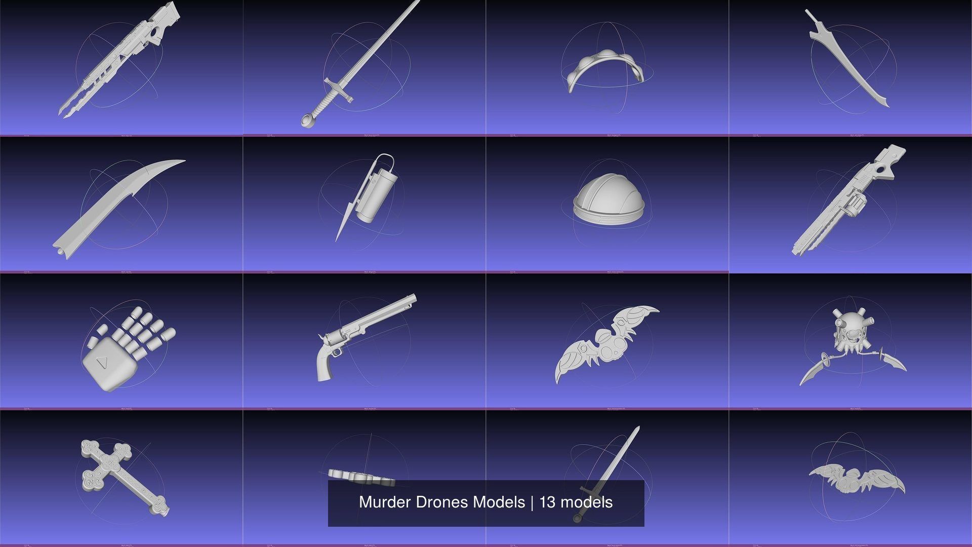 Murder Drones Models 3D Model Collection 3D printable | CGTrader Murder Drones Models 3D Model Collection 3D printable | CGTrader