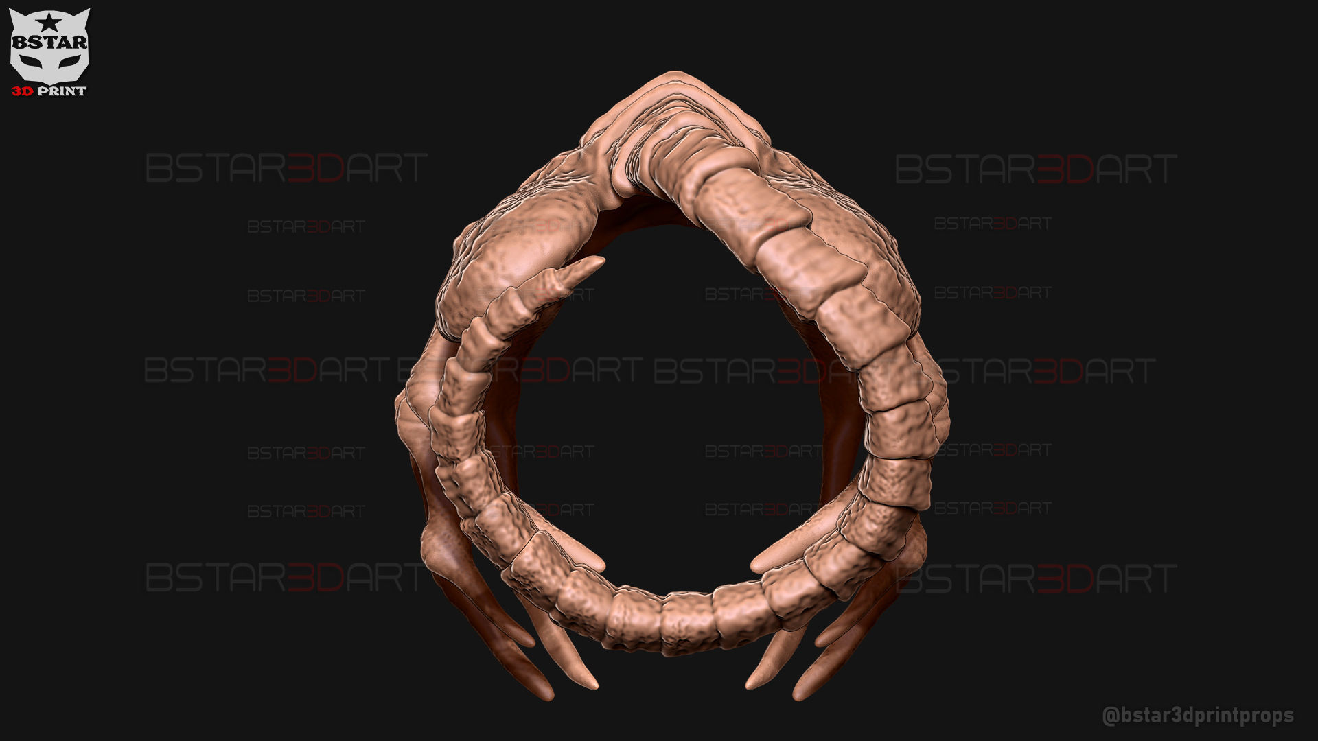 Alien Romulus Facehugger High Quality Mask 3D model 3D printable | CGTrader